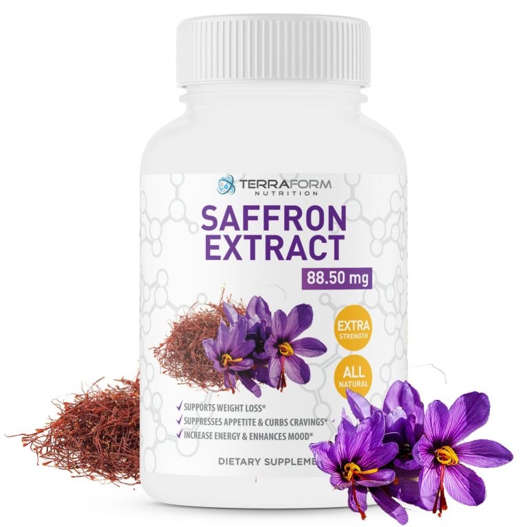Pure Saffron Extract 88.5mg - 60 Capsules - TerraForm Nutrition