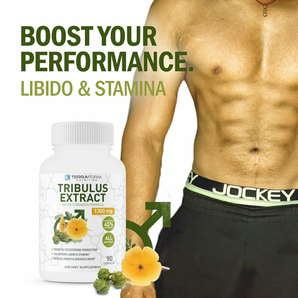 Maximum Strength Tribulus Terrestris 1300mg – 90 Capsules - TerraForm ...