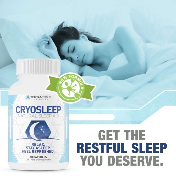 Cryosleep - Natural Sleep Aid - 60 Capsules - TerraForm Nutrition
