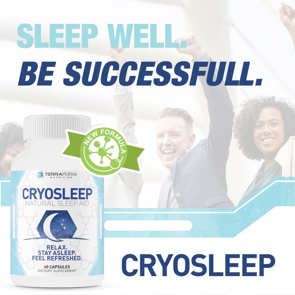 Cryosleep - Natural Sleep Aid - 60 Capsules - TerraForm Nutrition