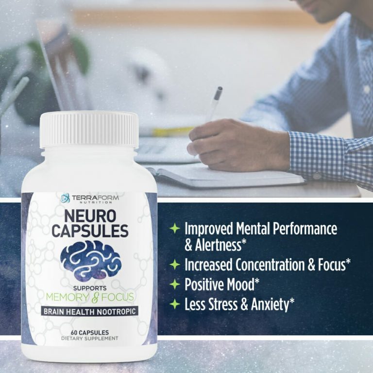 Neuro Capsules Nootropics - 60 Capsules - TerraForm Nutrition