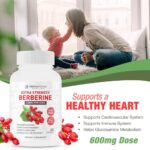 Pure Berberine - 1200mg Max Strength Daily – 1 Month Supply, 60 ...