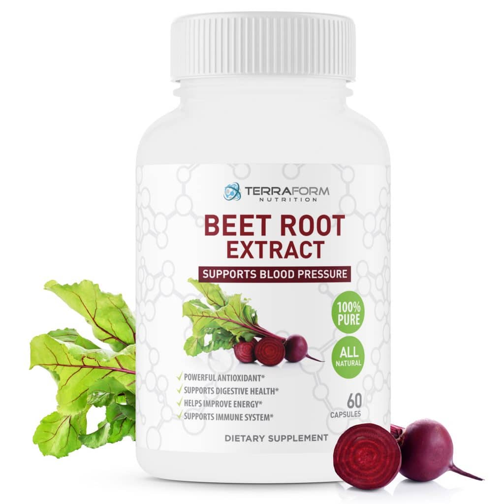 Beetroot Extract Capsules - 60 Capsules - TerraForm Nutrition