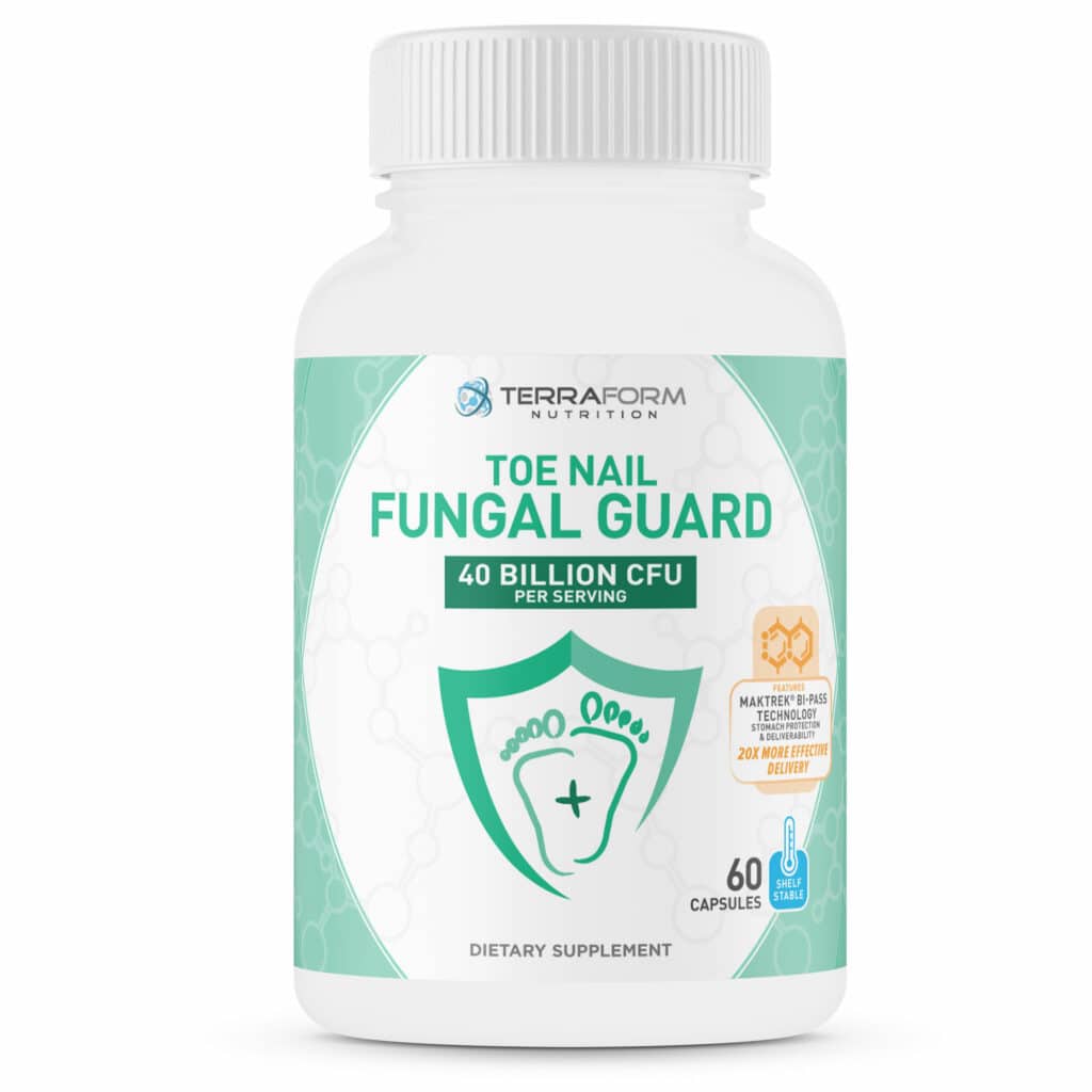 Toenail Fungal Guard - Probiotic Fungus Inhibitor - 60 Capsules ...