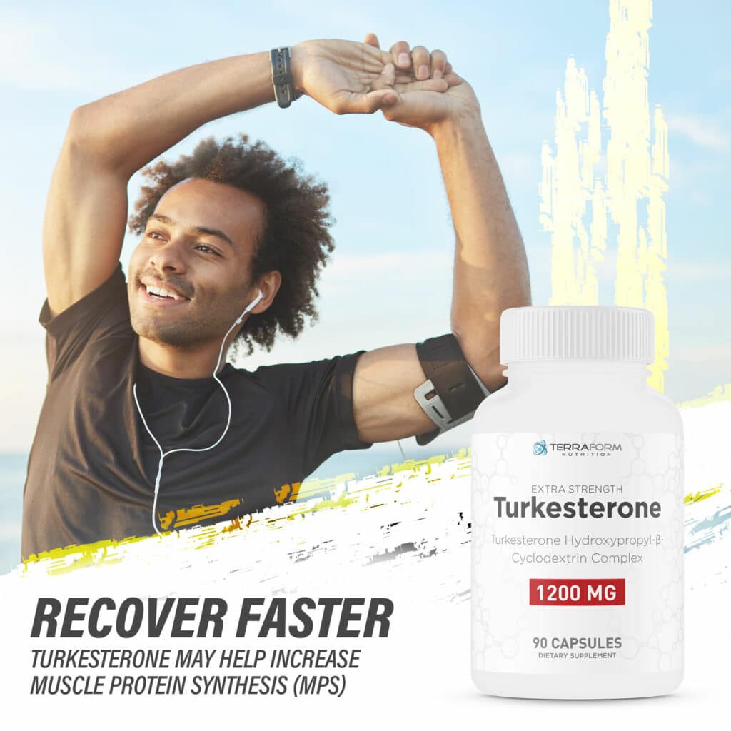 Max Strength Turkesterone 1200mg - 90 Capsules - TerraForm Nutrition