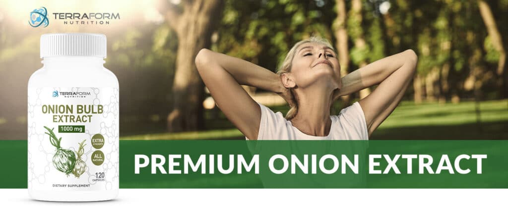 Premium Onion Extract Supplement - 120 Onion Capsules - 60 Day Supply ...
